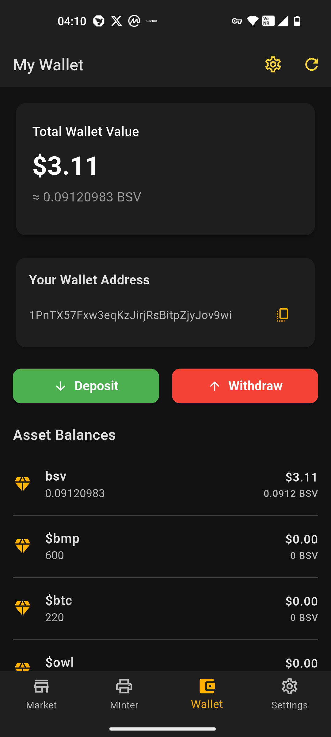 FireSat Wallet - Secure BSV & BSV20 Trading
